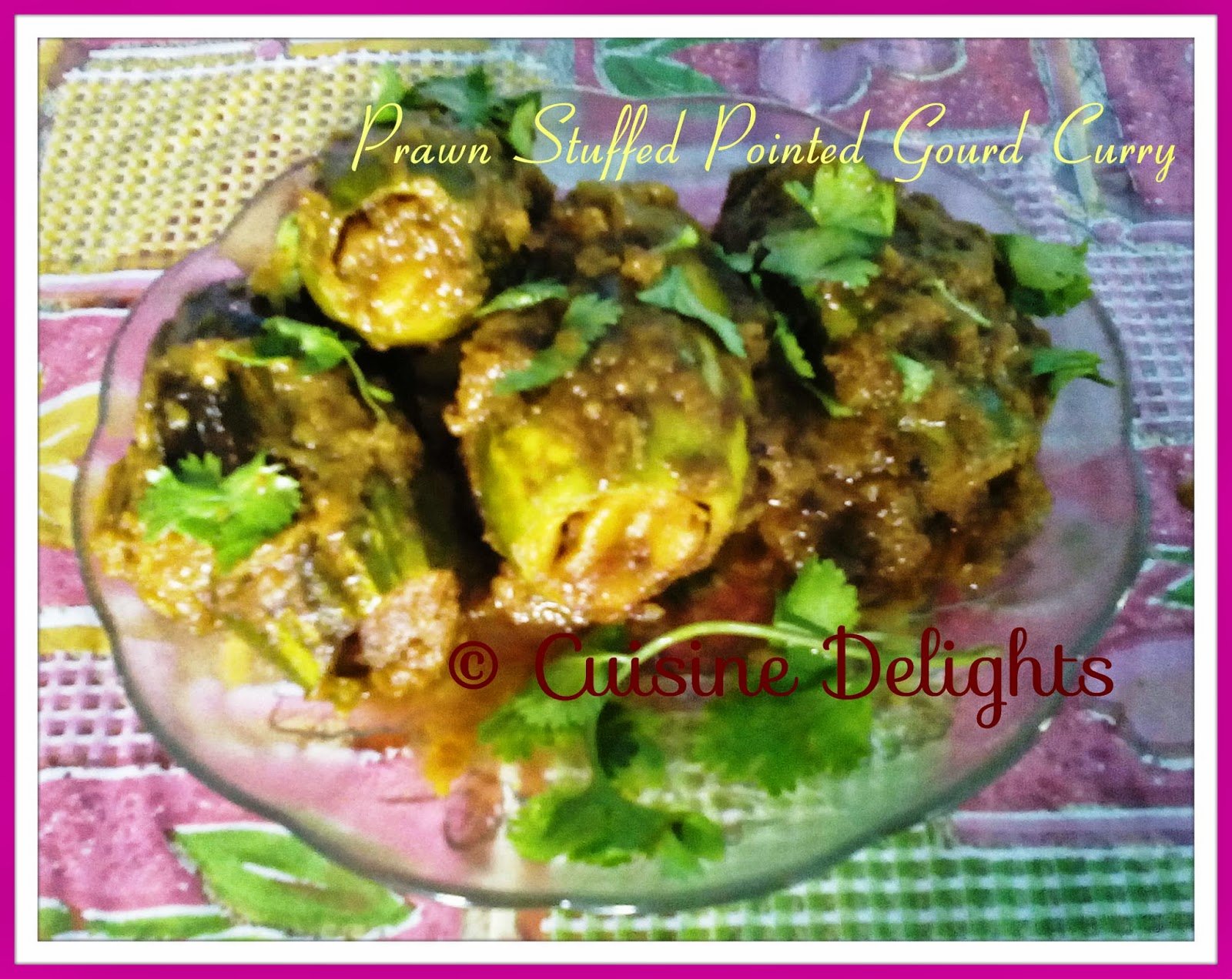 Potoler Dorma / Dolma (Prawn Stuffed Pointed Gourd Curry) - Cuisine ...