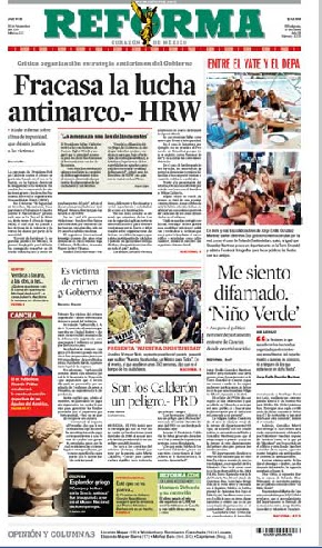 sicla: Portadas y Ocho Columnas del 10 de Noviembre de 2011