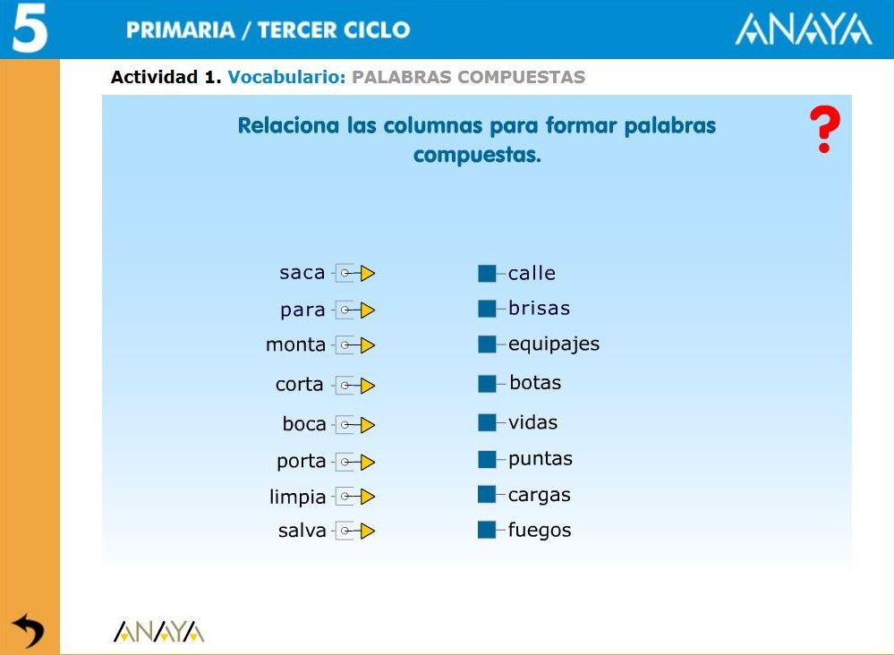 LEE Y ESCRIBE 5º : JUEGOS LENGUA VOCABULARIO