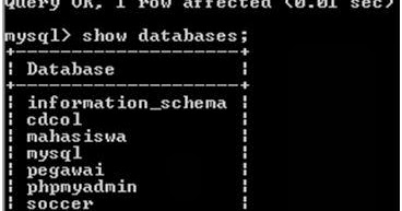 Contoh membuat Database Menggunakan Perintah Join Pada XAMPP