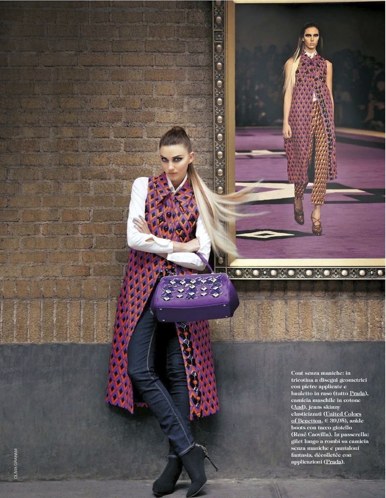 streetstyle: michelle mccallum by olivia graham for grazia italia no.32 ...