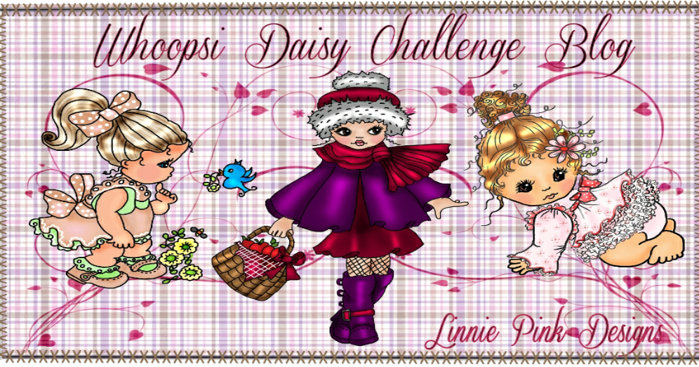 Linda's Creations: WHOOPSI DAISY MARCH CHALLENGE: ANYTHING GOES + CIRCLES