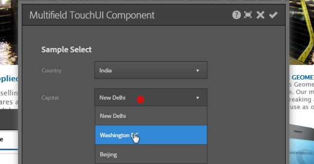 Experiencing Adobe Experience Manager (AEM, CQ): AEM 6 SP2 - Sample Datasource Touch UI Select ...