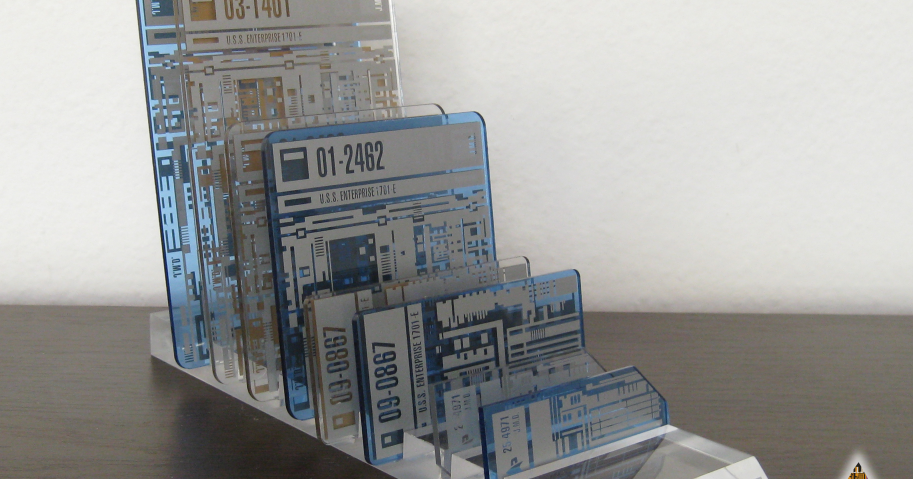 FLEETYARD STAR TREK modeling blog: Isolinear Chips from Star Trek Nemesis