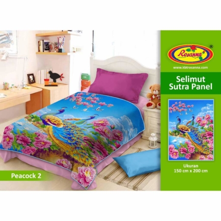 HARGA SELIMUT ROSANNA SUTRA 150 PEACOCK 2 - WONGPASAR