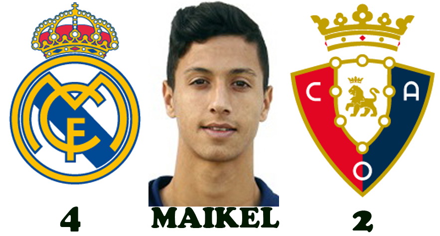 MIRANDA DEPORTIVA: Maikel: 12 minutos en el Bernabéu