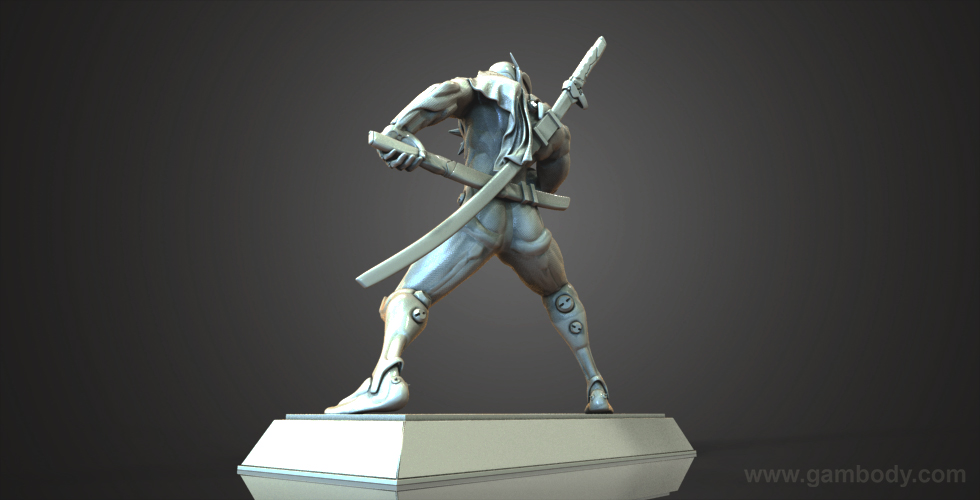 Overwatch - Genji 3D Model STL File | Static Figure | 3D Printing Designs