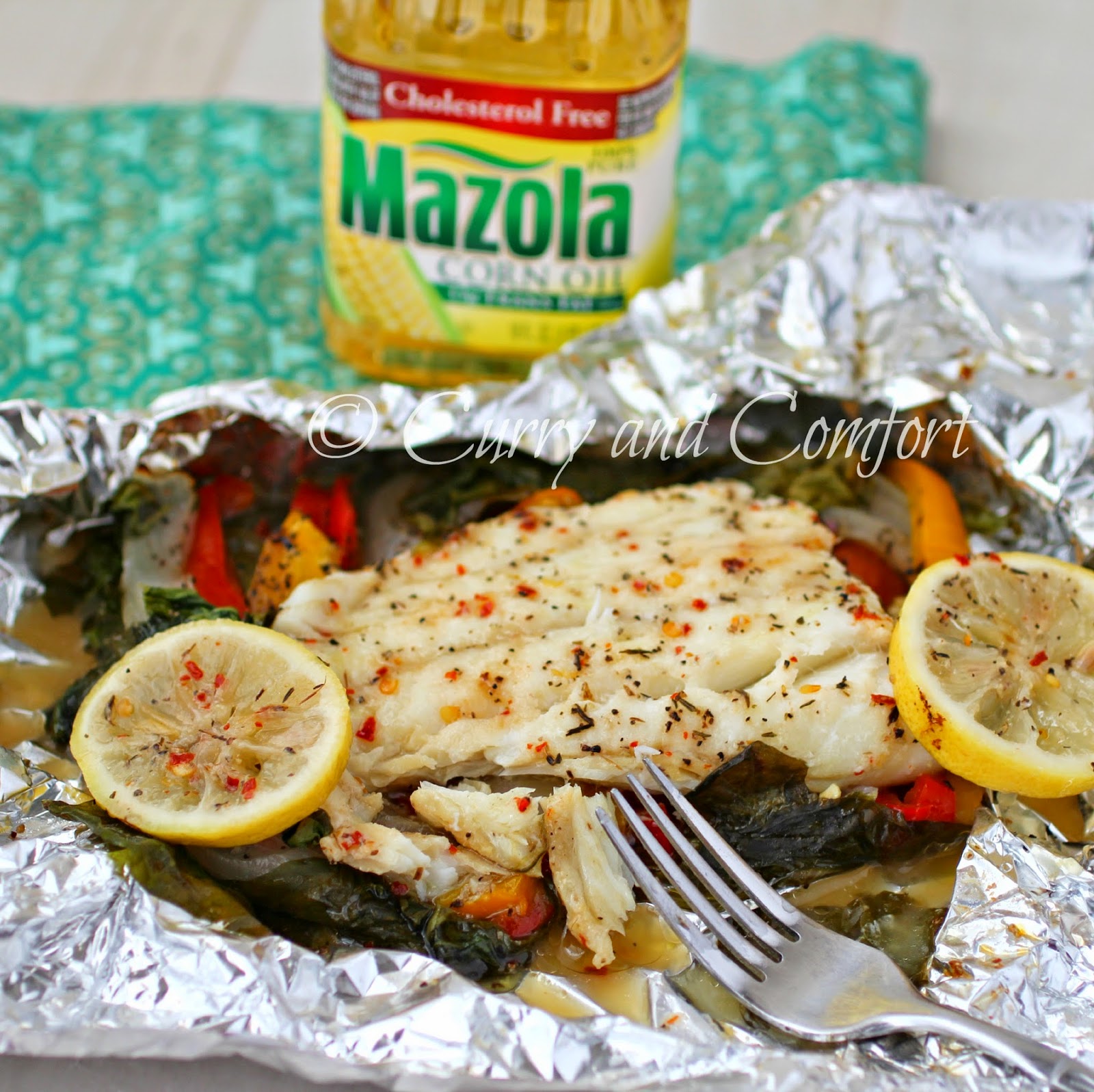 Kitchen Simmer: Cod and Spinach in Foil Packets