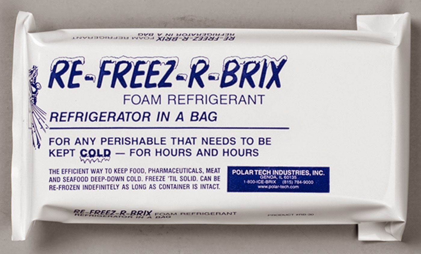 Product Reviews & Tips: Polar Tech Re-Freez-R-Brix Foam Refrigerant Pack