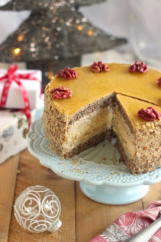 Juditka konyhája: ~ NARANCSOS DIÓTORTA