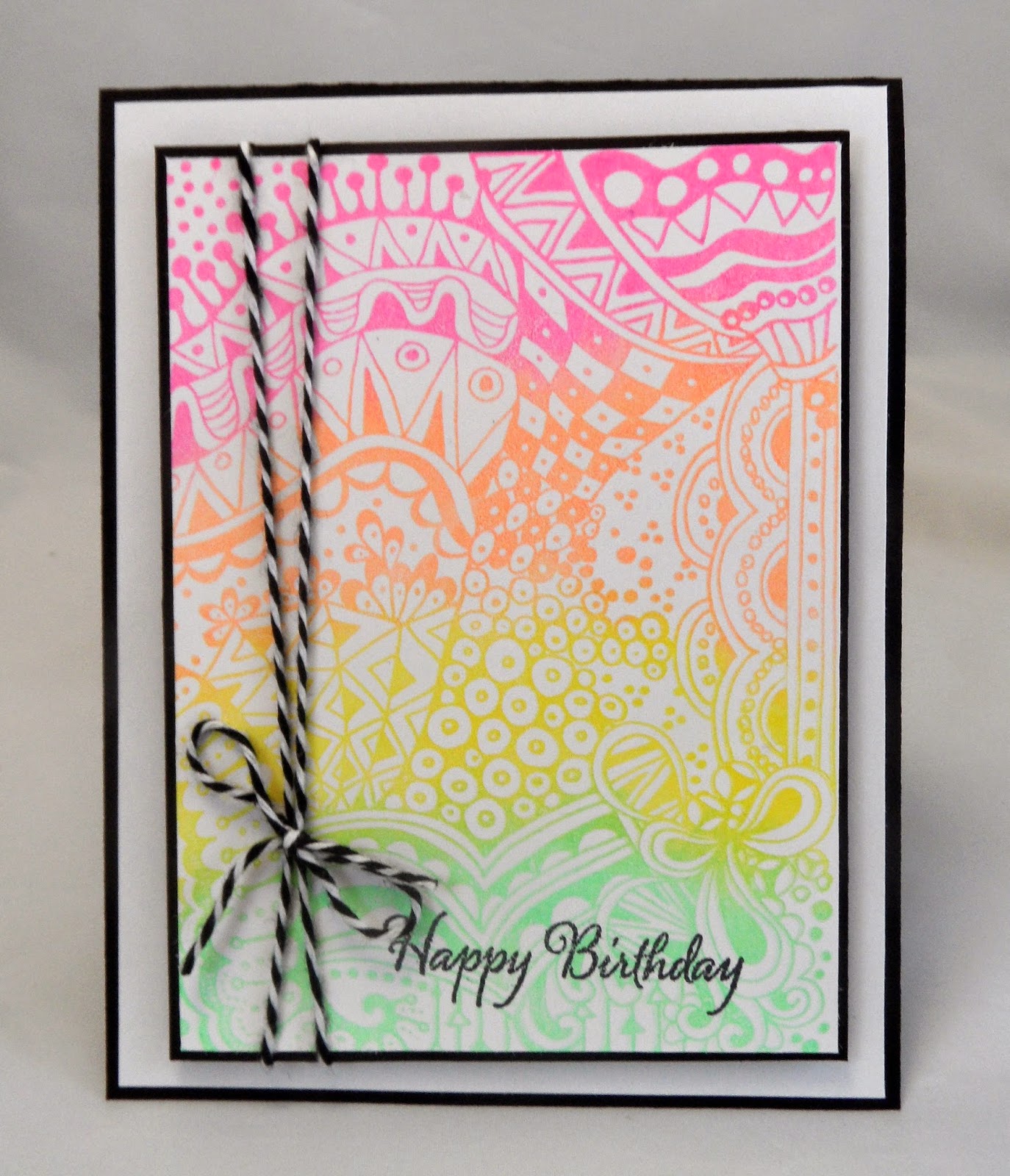 Stamping & Scrapping in California: More Neon Stampendous