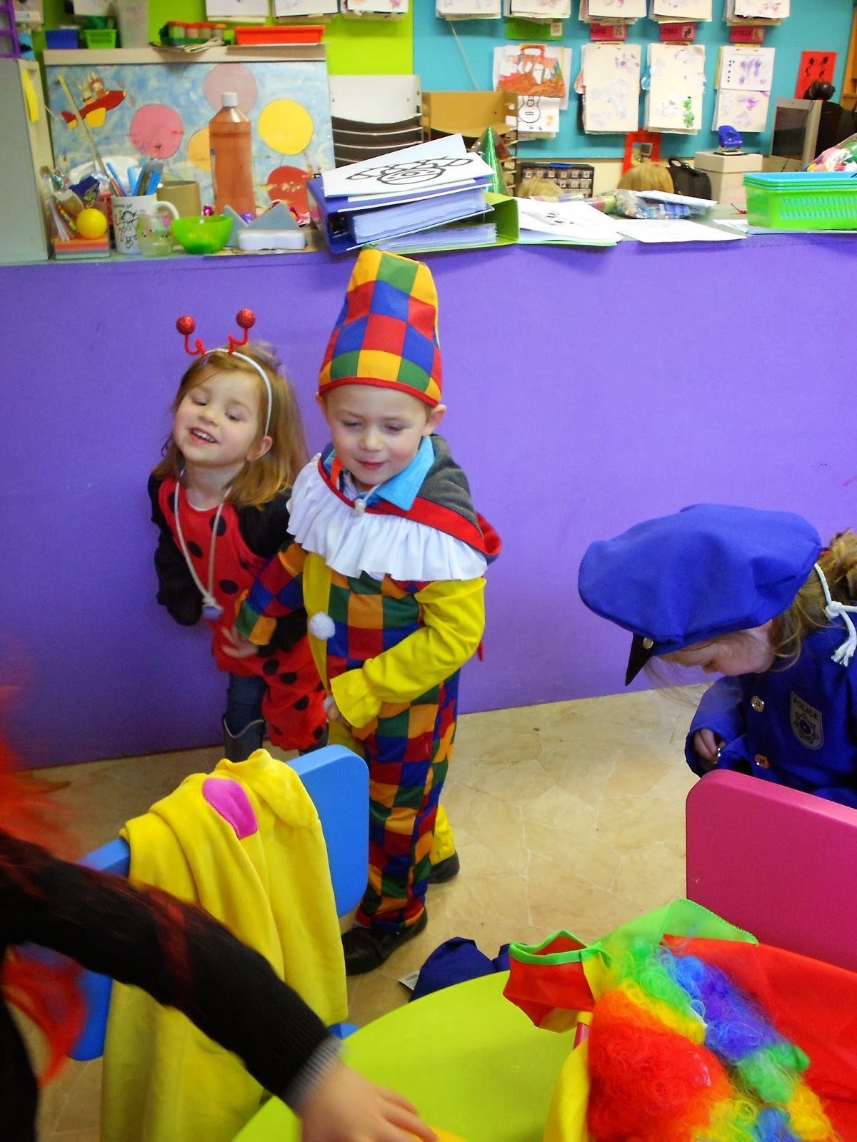 1ste kleuterklas B: THEMA : CARNAVAL