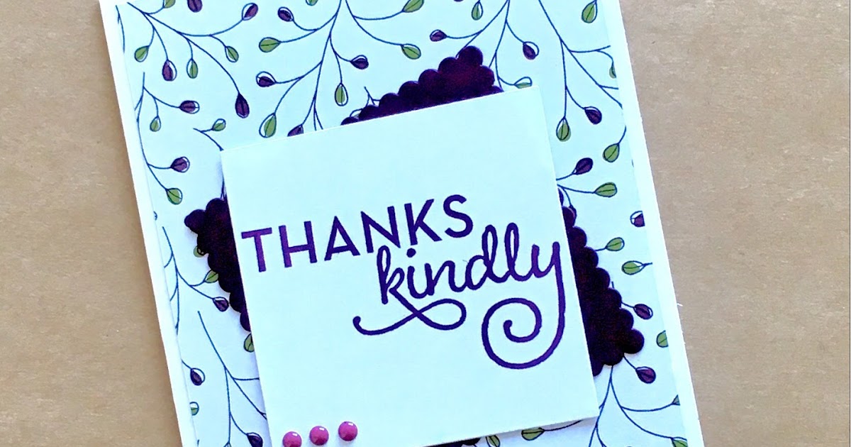 Thanks Kindly - Handmade by Fiona