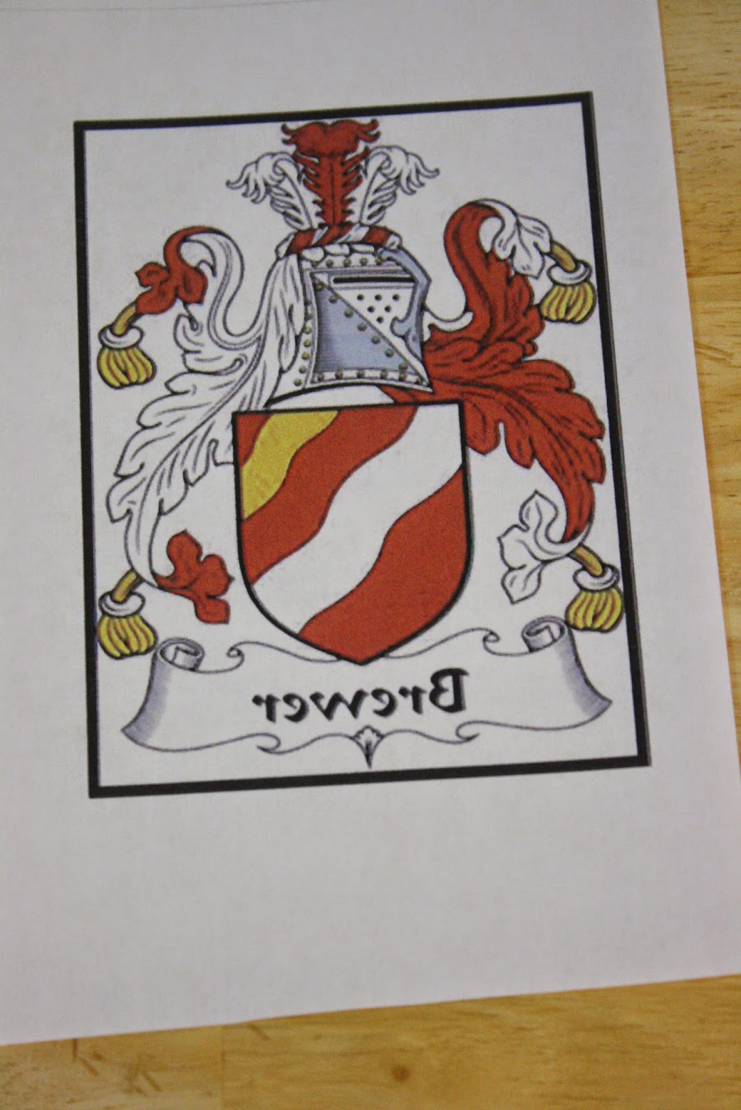 His, Hers and Ours DIY: COAT OF ARMS PLAQUE