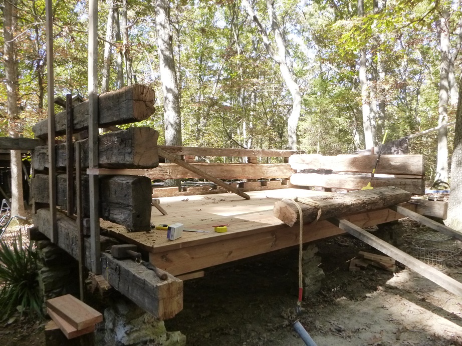 The Log Blog: Adirondack Lean-to project. Got lots done this weekend.