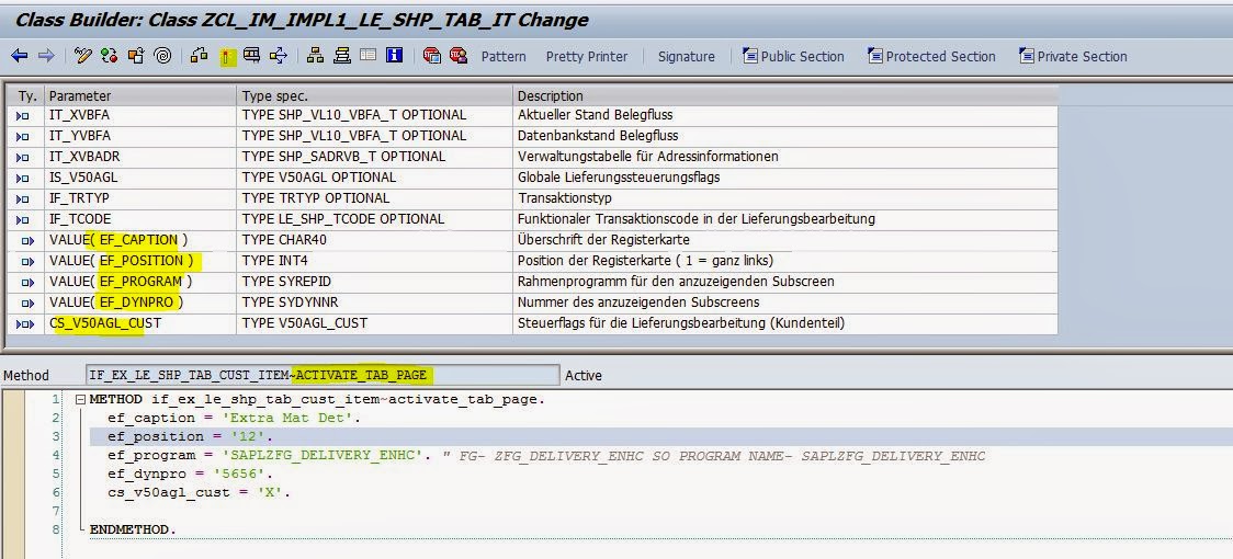 TECHSAP : Screen Enhancement for Delivery item of VL01N/VL02N Tcode By ...