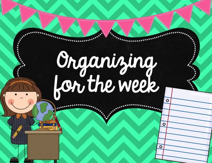 Flying High In First Grade: Teacher Week {Now Teach- organization}