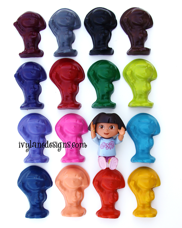 IVY LANE DESIGNS: Dora the Explorer-Inspired Chunky Crayons
