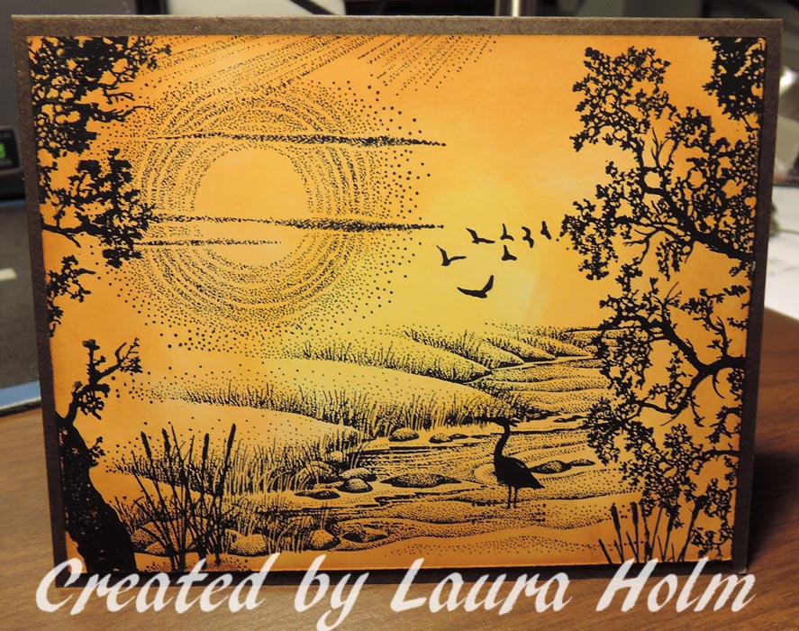 Holmade Laura: Stampscapes Stamping Fun