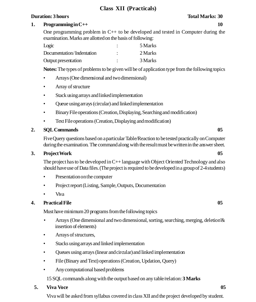 Quadd Help Very Important Class Xii Board Computer Science Practical Is On 050213 Tuesday