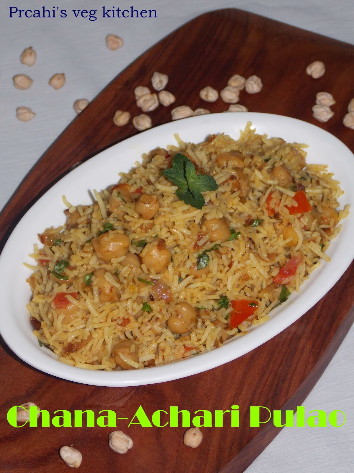 Chana-Achari Pulao