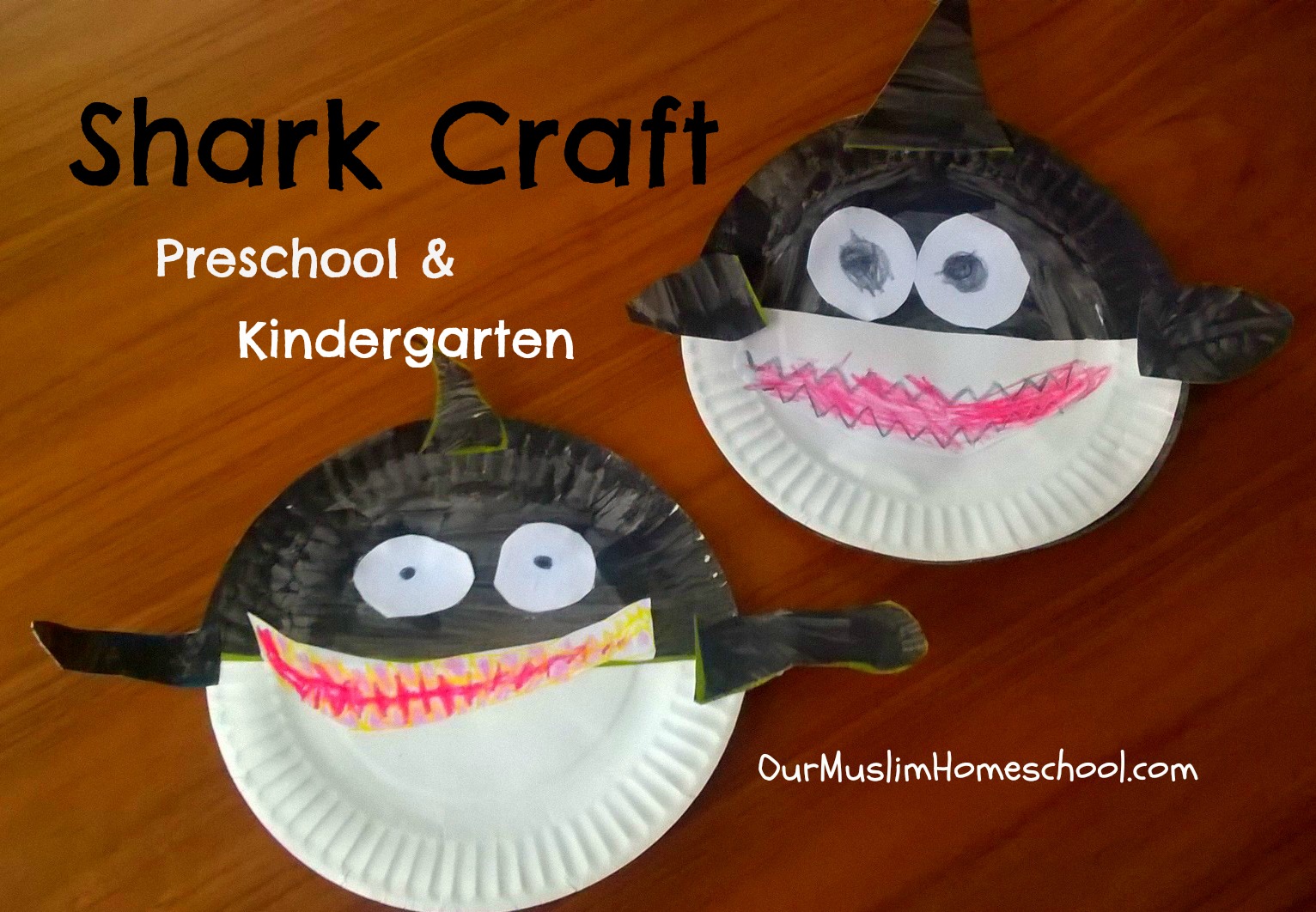 Shark Craft for Kindergarten and Preschool - Muslim Homeschooling Resources