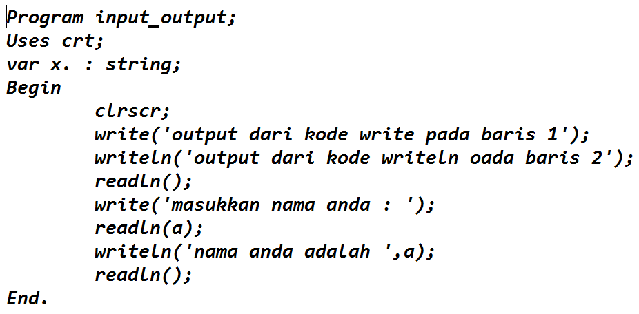 Pemrograman pascal beserta contoh ~ bocah Mluis
