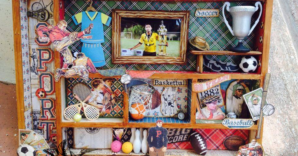 Crafters Corner : Sport theme Shadow box