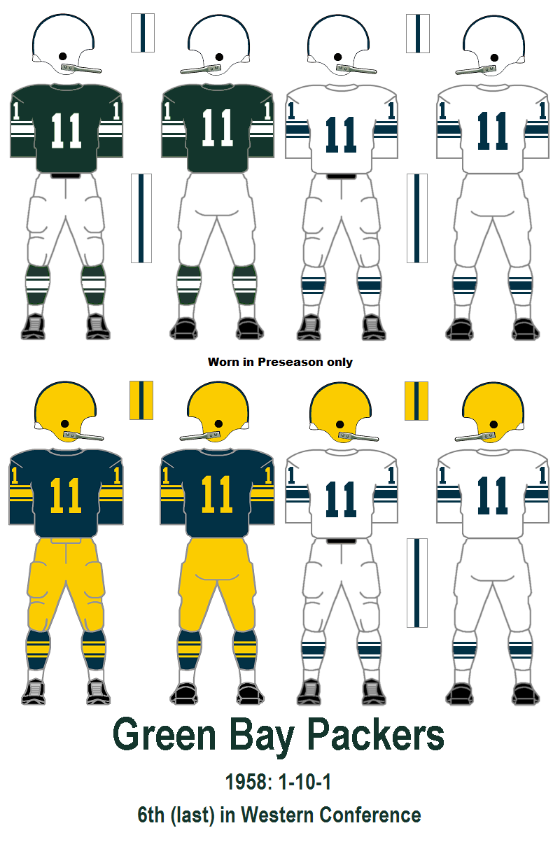 Bill's Update Blog: 1956-60 Green Bay Packers