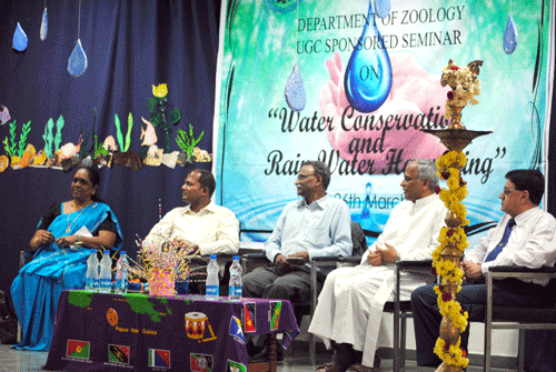 St. Joseph's College: Seminar on water conservation