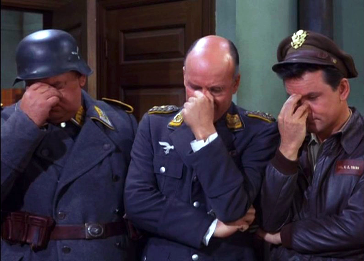 Jake's Old Hollywood World: Shultz, Klink & Hogan from Hogan's Heroe's