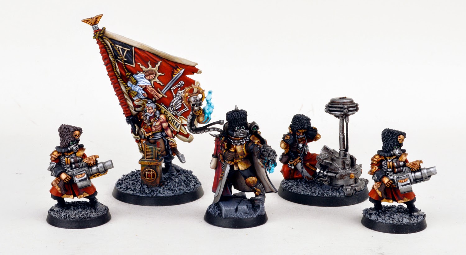 davetaylorminiatures: Solar Auxilia Command Complete