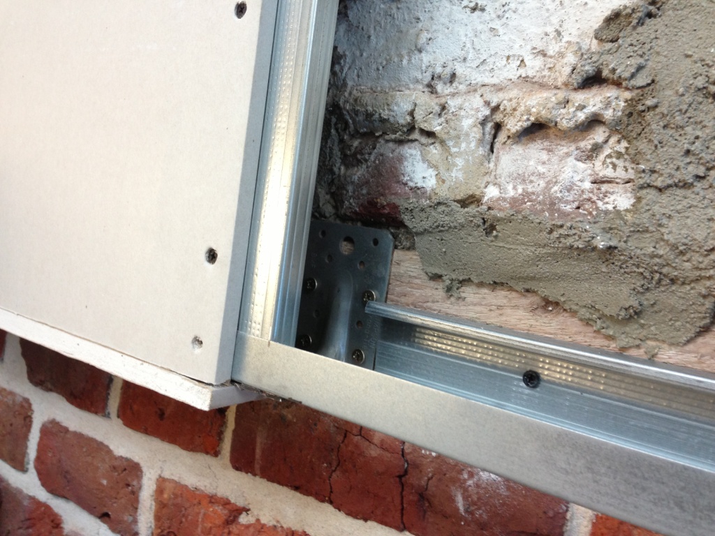 La grange qui deviendra Loft: Pose du placo en suspension