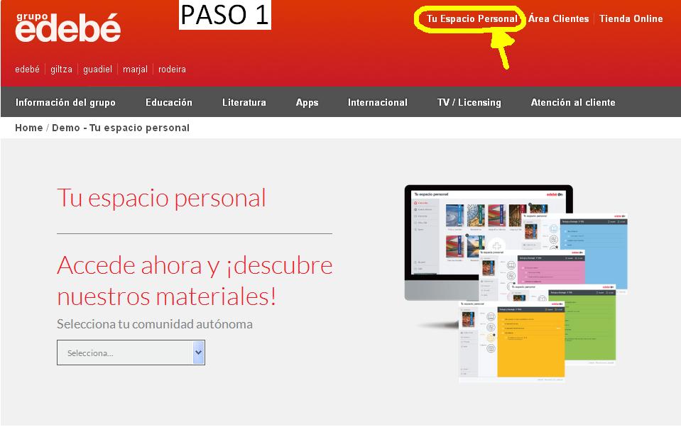 Aprendiendo por un tubo: Inscripción Edebé On.