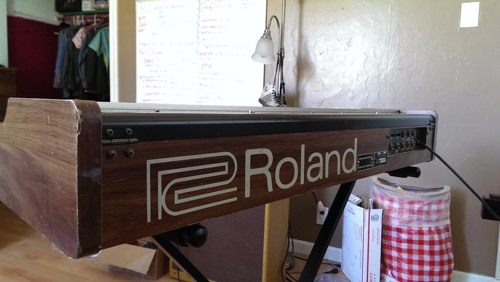 MATRIXSYNTH: Roland RS-505 Paraphonic Synthesizer String Machine SN 821332