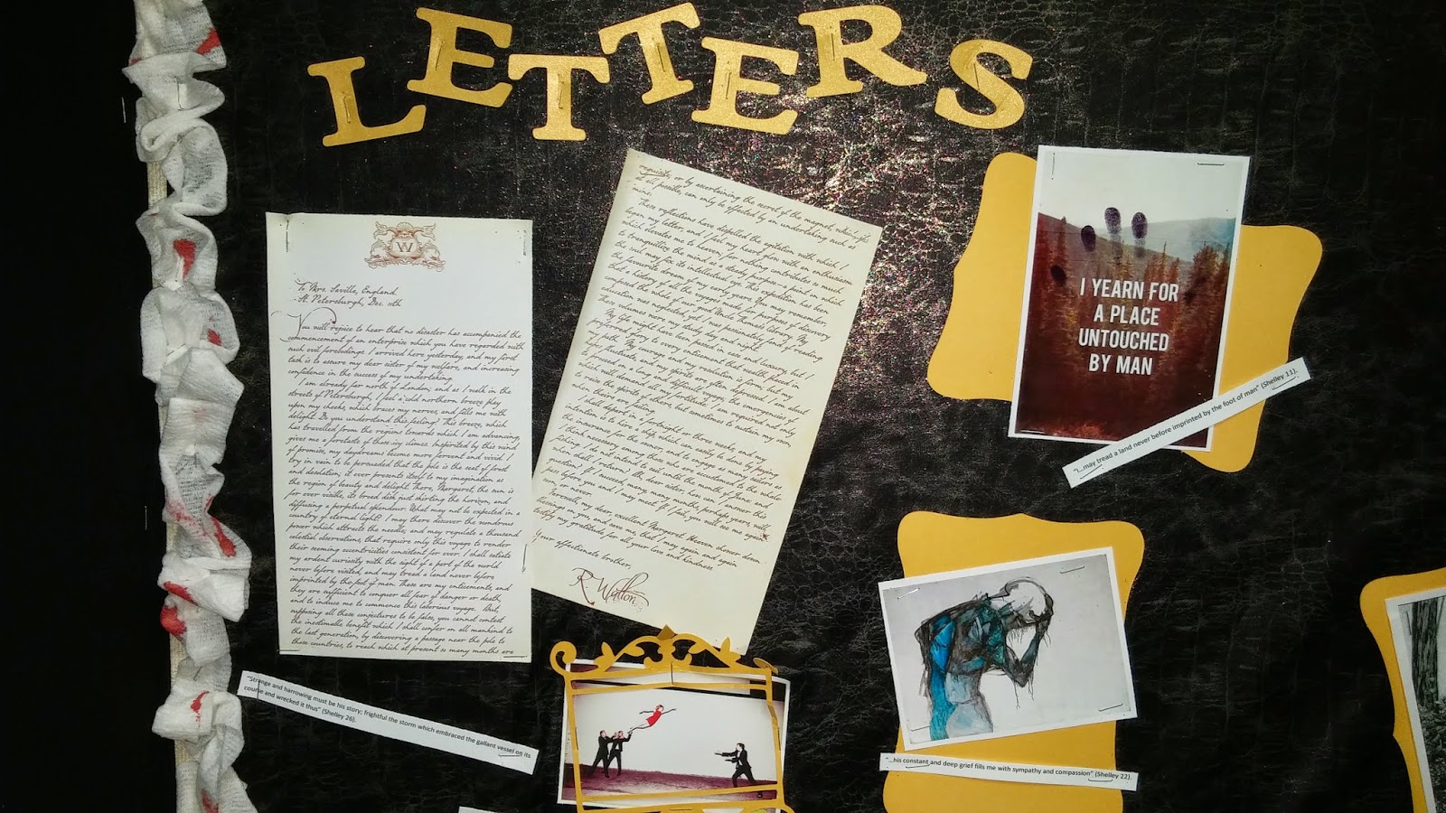 Mrs. Robison's Blog: Frankenstein Bulletin Board