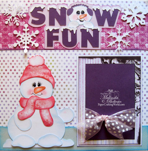CraftyMelinda.com: Day 2 Let it Snow
