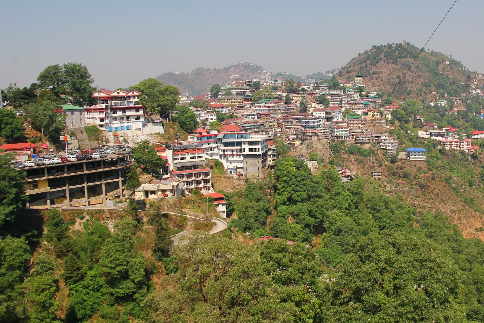 Thoughts: Mist in Mussoorie.