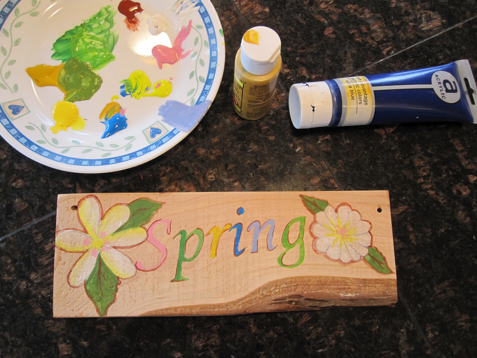 Machinations of a Mother of Six: Spring Decor Mini Tutorials