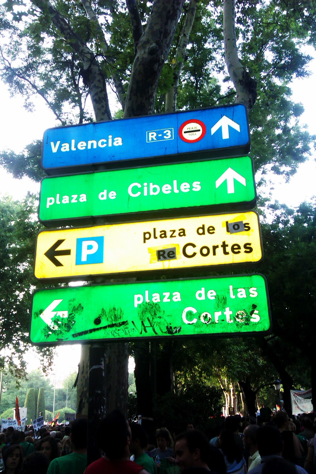 MareaVerde: Algunas imágenes de la manifestación del 19J en Madrid