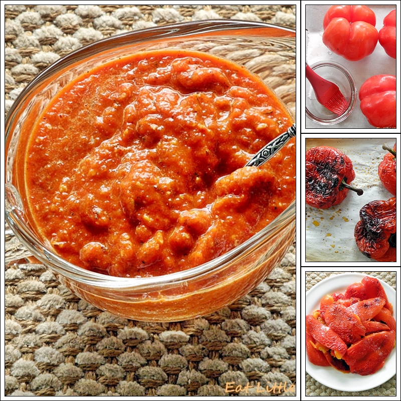 Recipe for Pureed Roasted Red Peppers | Eat Little, Eat Big