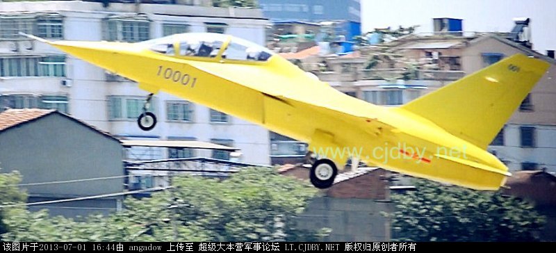 China Defense Blog: Photo of the day: PLAAF JL-10 10001