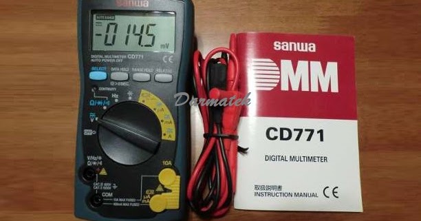 Sanwa CD771 Digital Multimeter | Toko Darmatek Indonesia