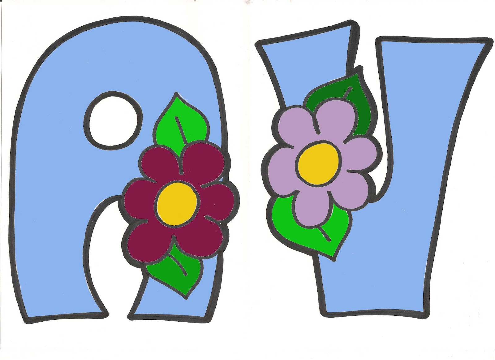 cosetes d'infantil: lletres de primavera 2