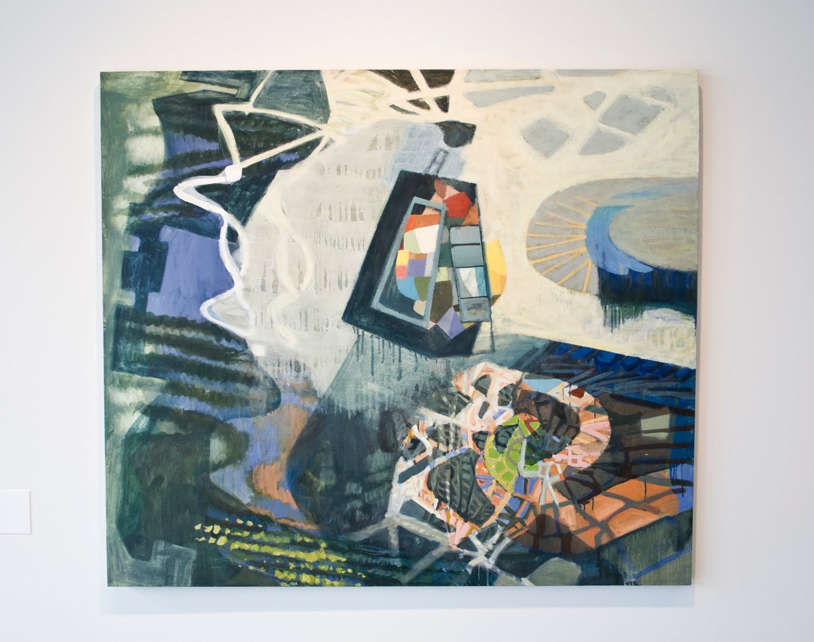 Shorttage: Video Villa new paintings by Barbara Grad at Kemper Crossroads