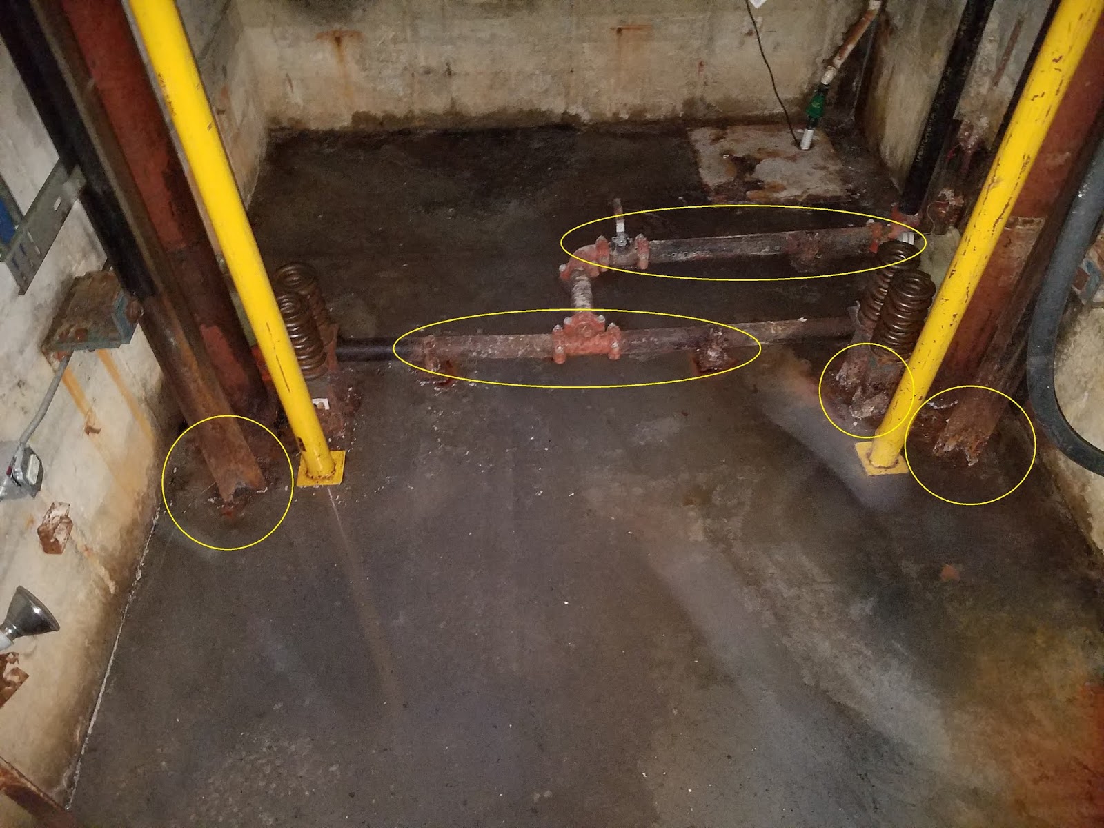 Chicago Elevator Maintenance - Colley Elevator: Water damage in ...