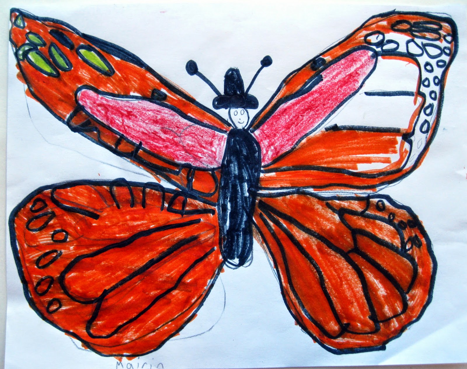 Art Class Ideas: Butterfly Symmetry