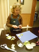 Save Green Being Green: Kids Craft: Evergreen Tree Scene