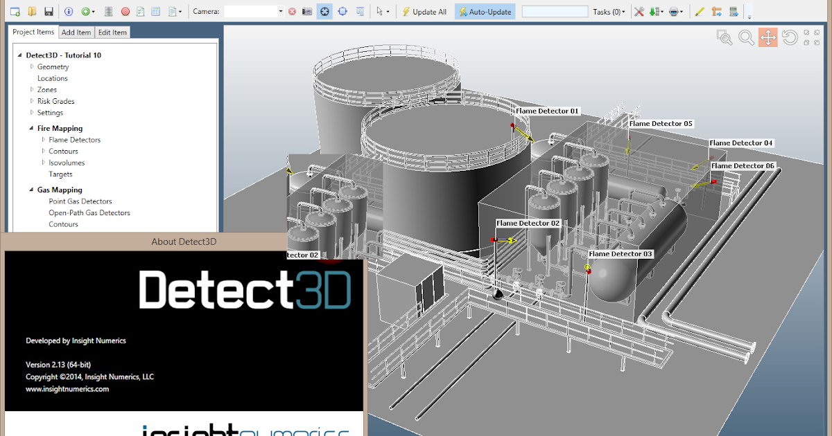 Insight Numerics Detect3D v2.13 x64 ~ Simulación de Procesos Químicos
