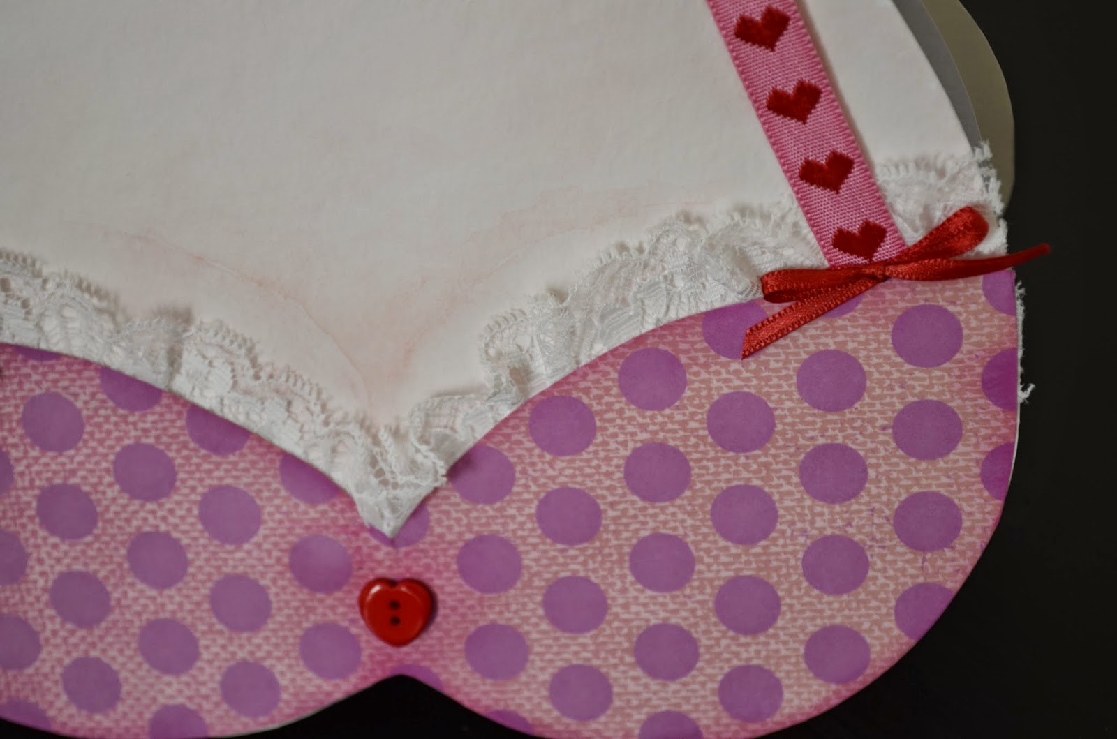 Girly Bra Card ~ Stuff and Spice